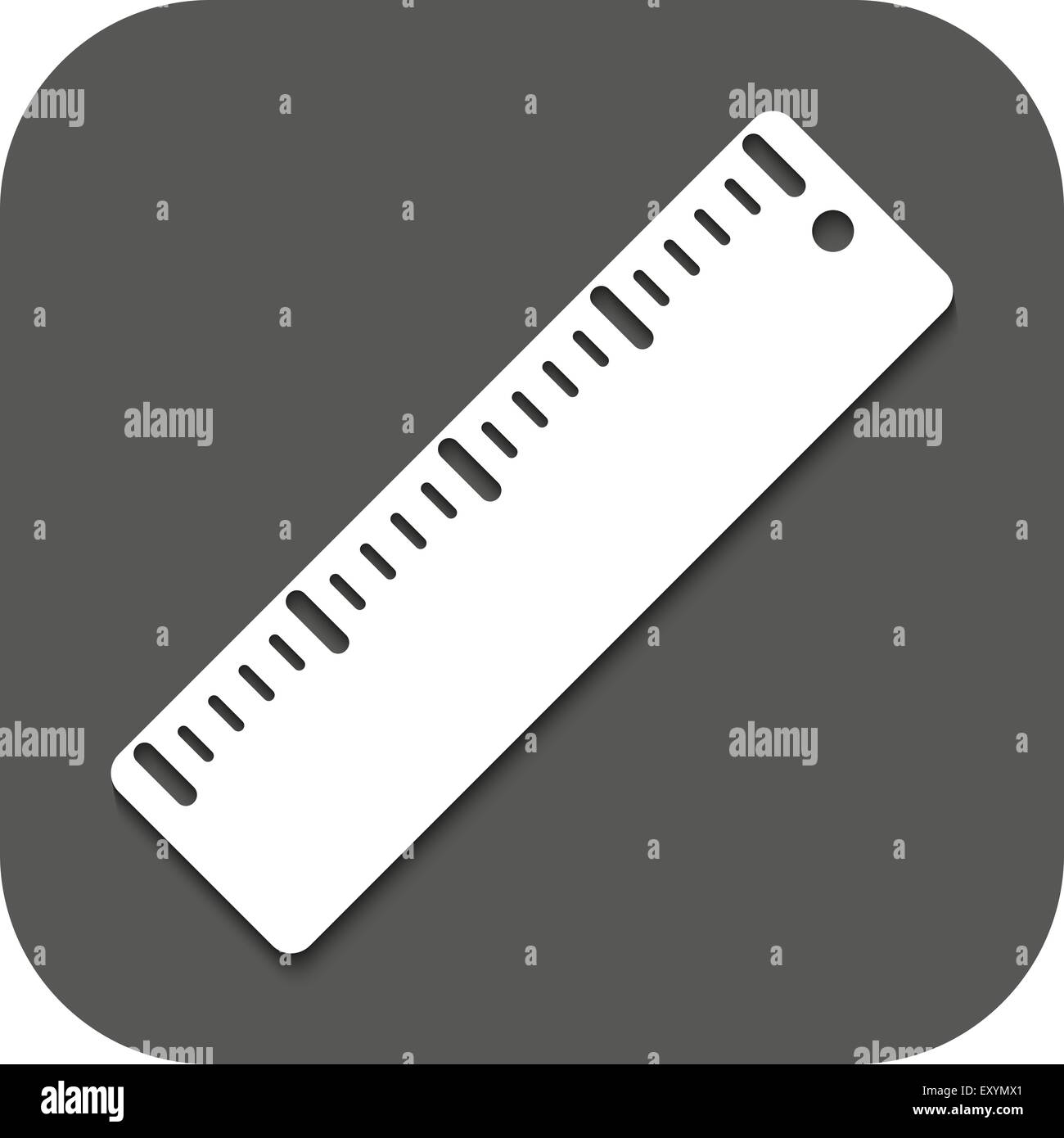 Ruler icon hi-res stock photography and images - Alamy