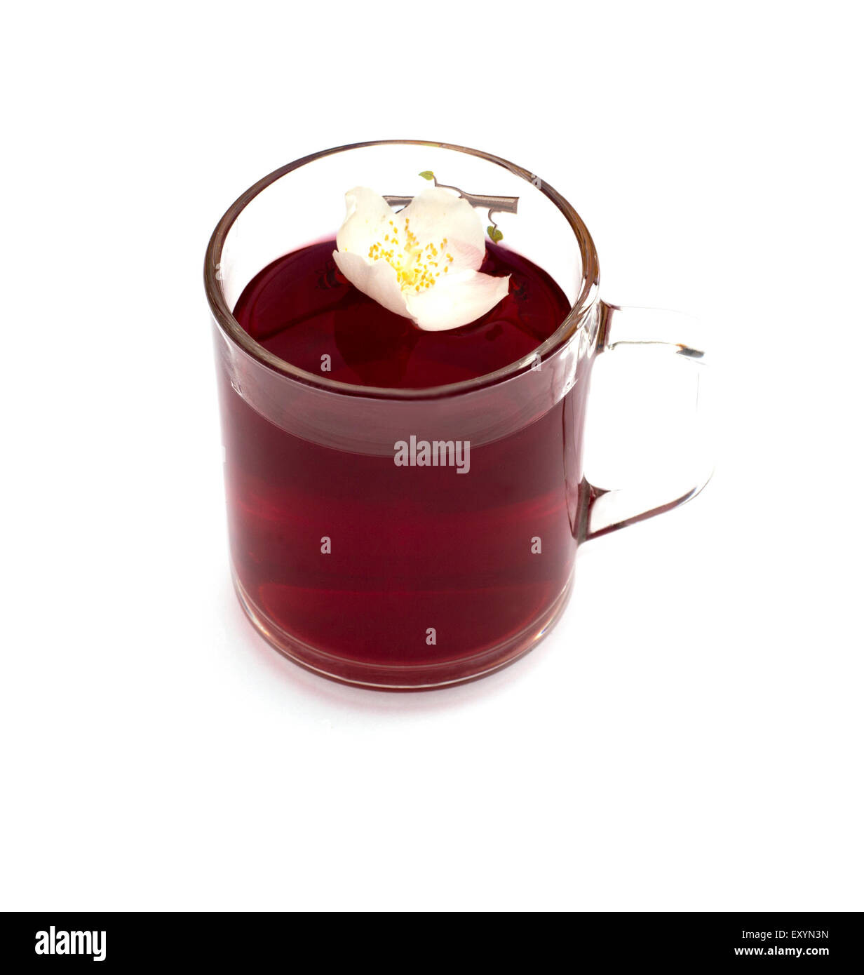 mug of beautiful bright red drink Stock Photo - Alamy