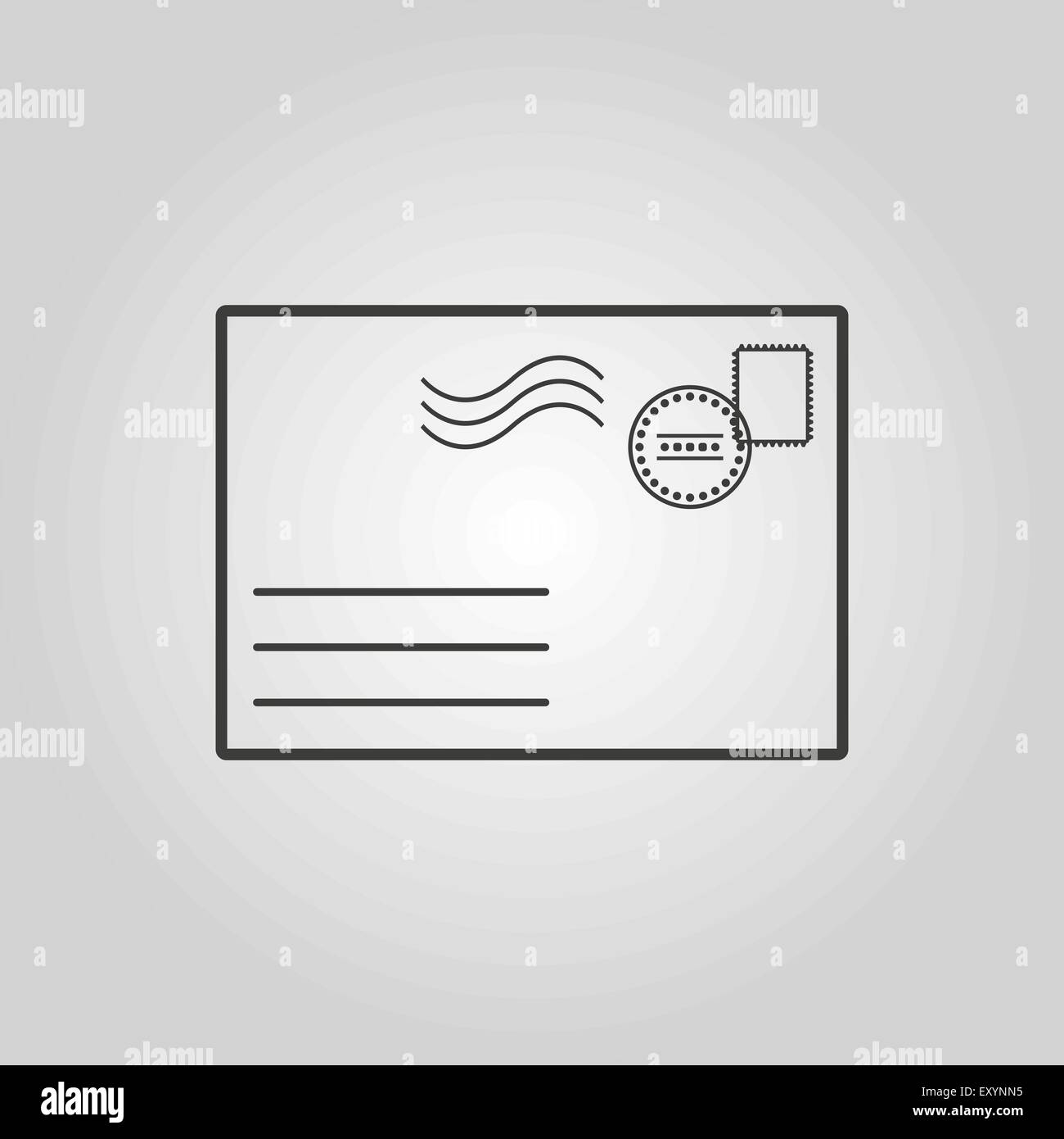 The envelope icon. Mail symbol Stock Vector Image & Art - Alamy