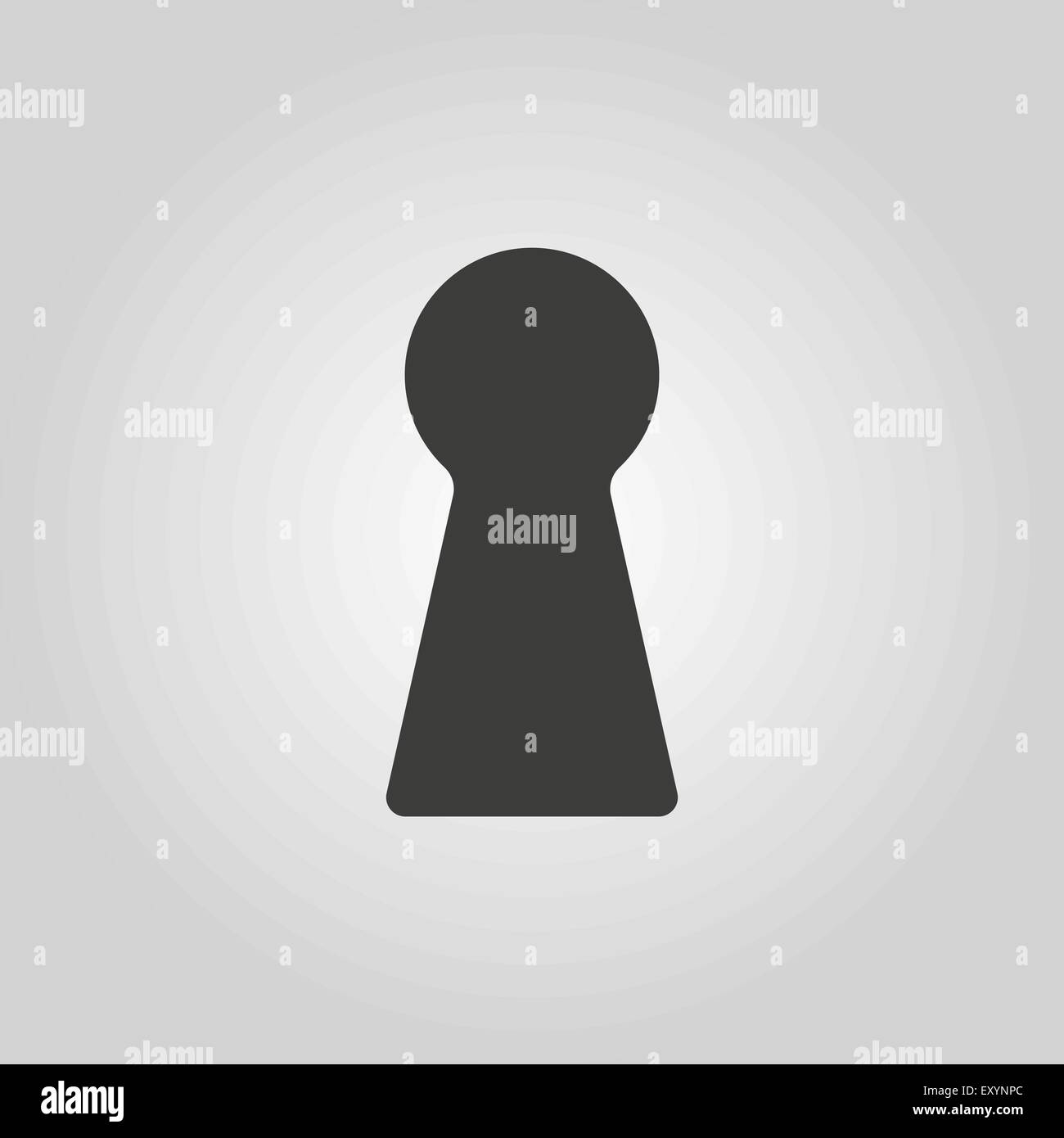 The keyhole icon. Lock symbol. Flat Stock Vector Image & Art - Alamy