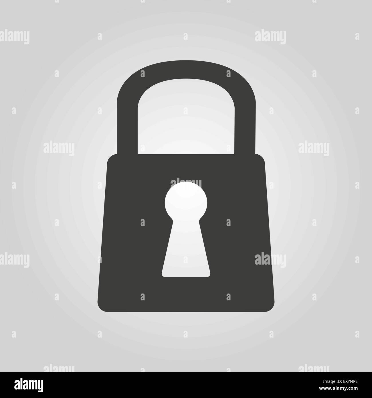 The lock icon. Lock symbol. Flat Stock Vector Image & Art - Alamy