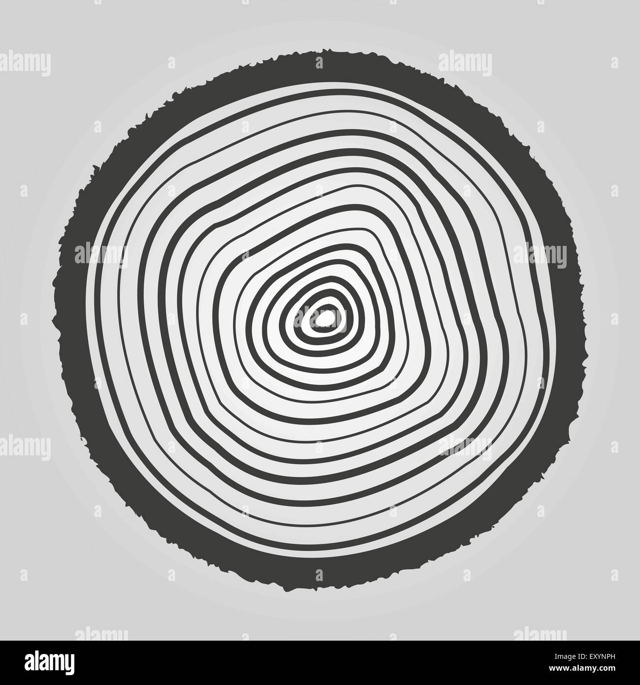 The tree rings icon. Tree Rings symbol. Flat Stock Vector Image & Art ...