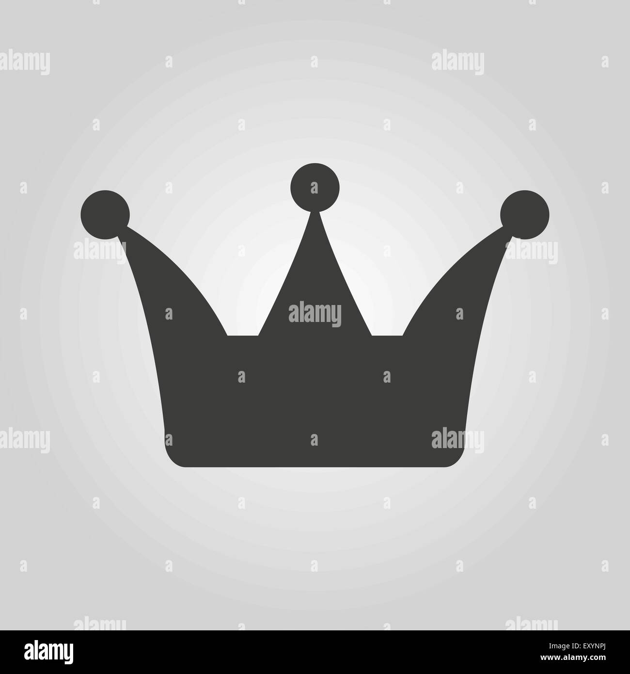 The crown icon. Crown symbol Stock Vector Image & Art - Alamy