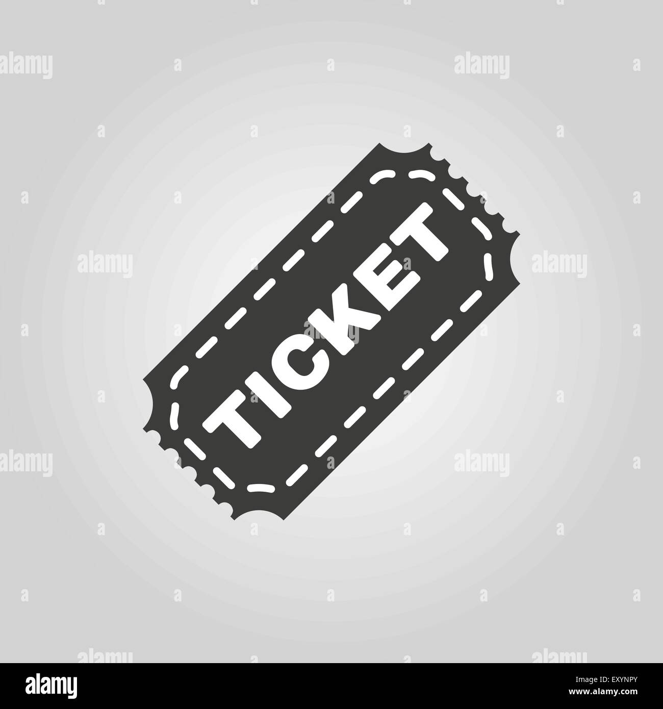 The ticket icon. Ticket symbol. Flat Stock Vector Image & Art - Alamy