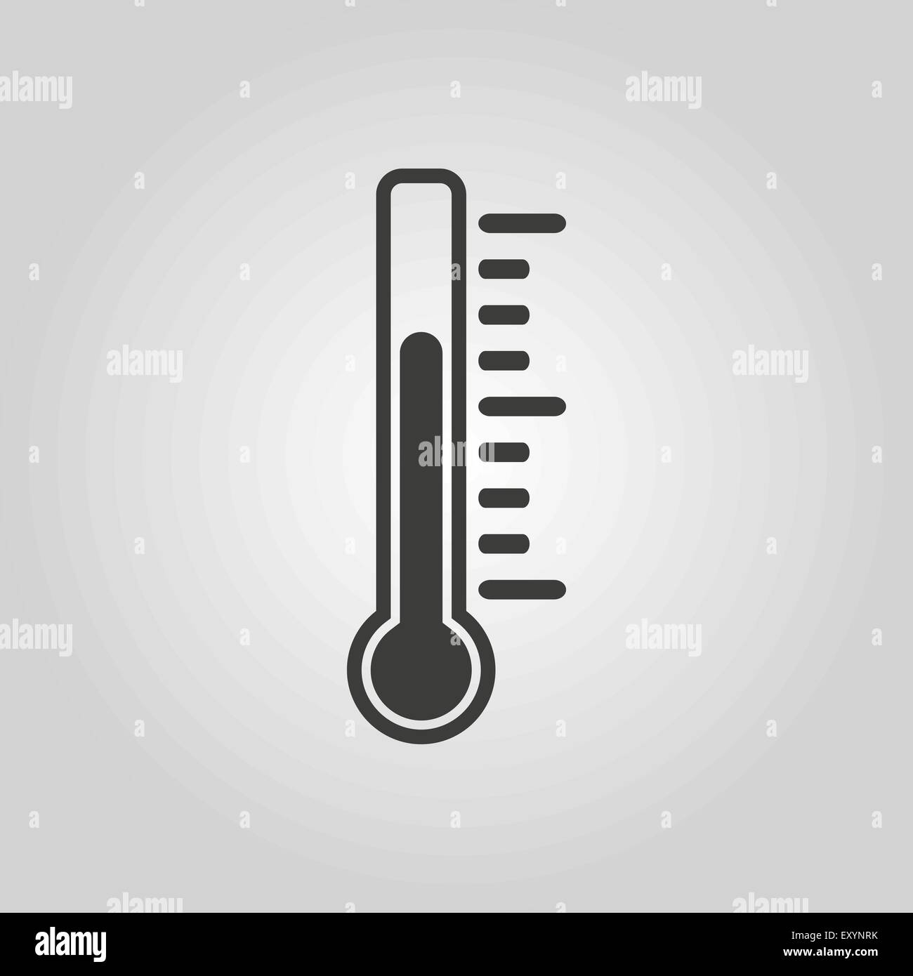 The thermometer icon. Thermometer symbol. Flat Stock Vector Image & Art ...
