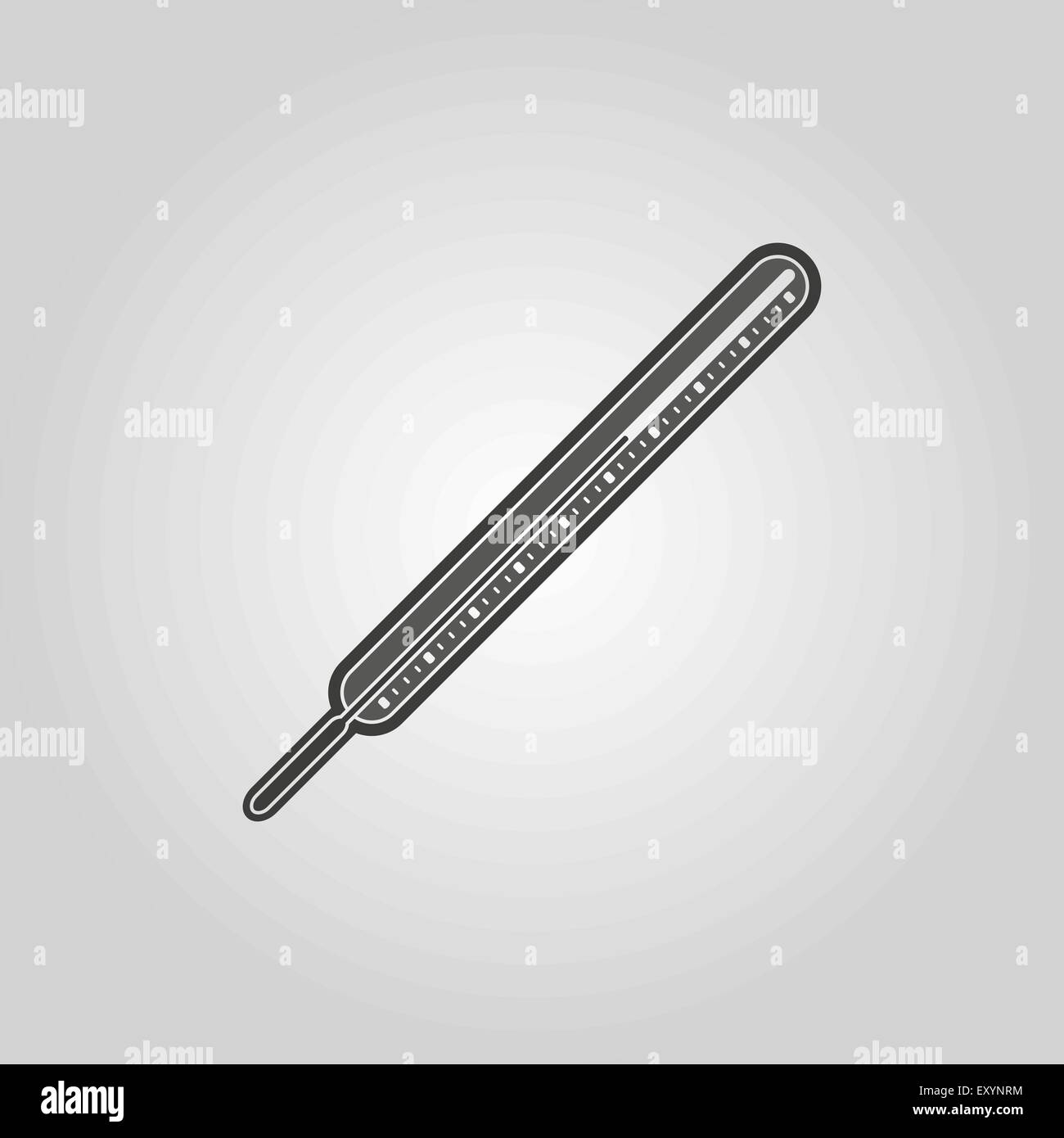 The medical thermometer icon Stock Vector Image & Art - Alamy