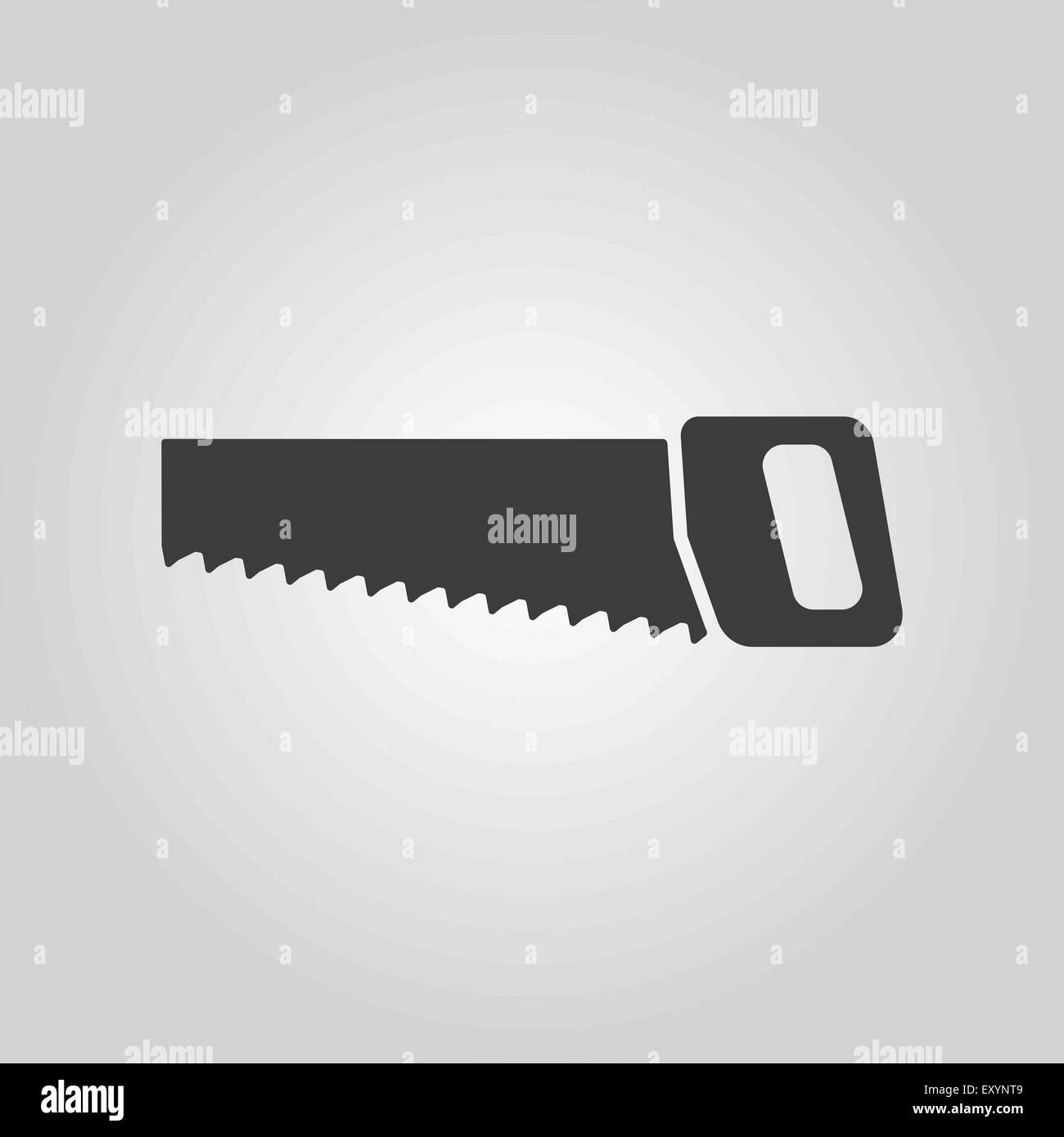 The saw icon. Saw symbol. Flat Stock Vector Image & Art - Alamy