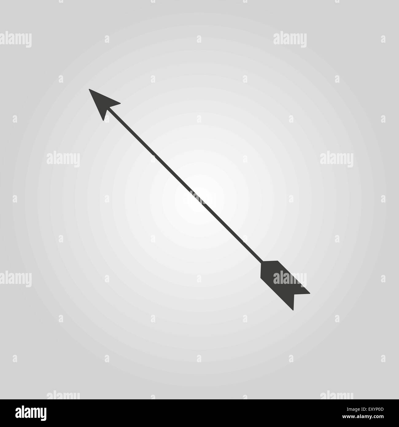 The arrow icon. Arrow symbol. Flat Stock Vector Image & Art - Alamy