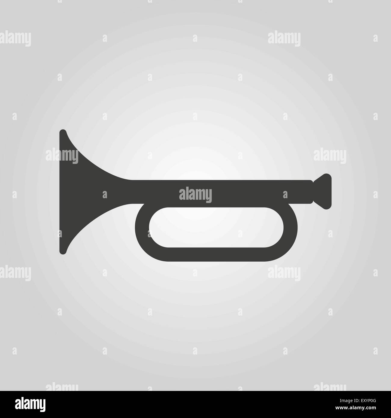 The horn icon. clarion symbol. Flat Stock Vector Image & Art - Alamy