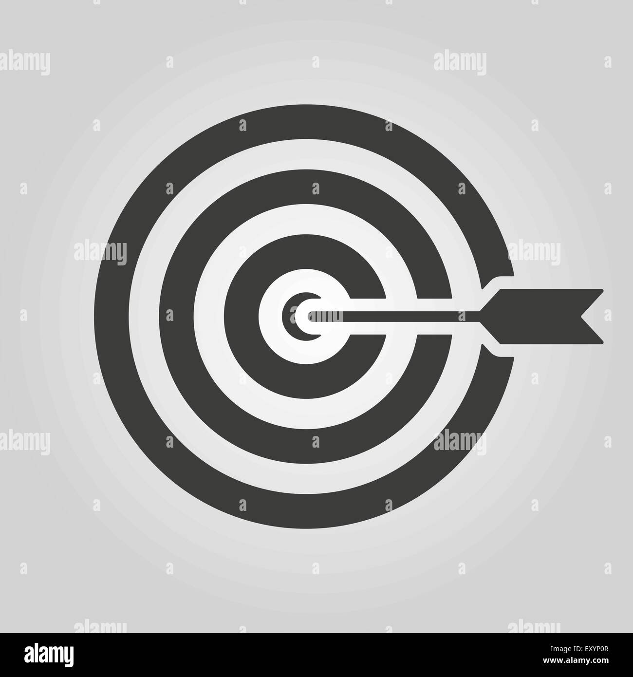 The target icon. Target symbol. Flat Stock Vector Image & Art - Alamy