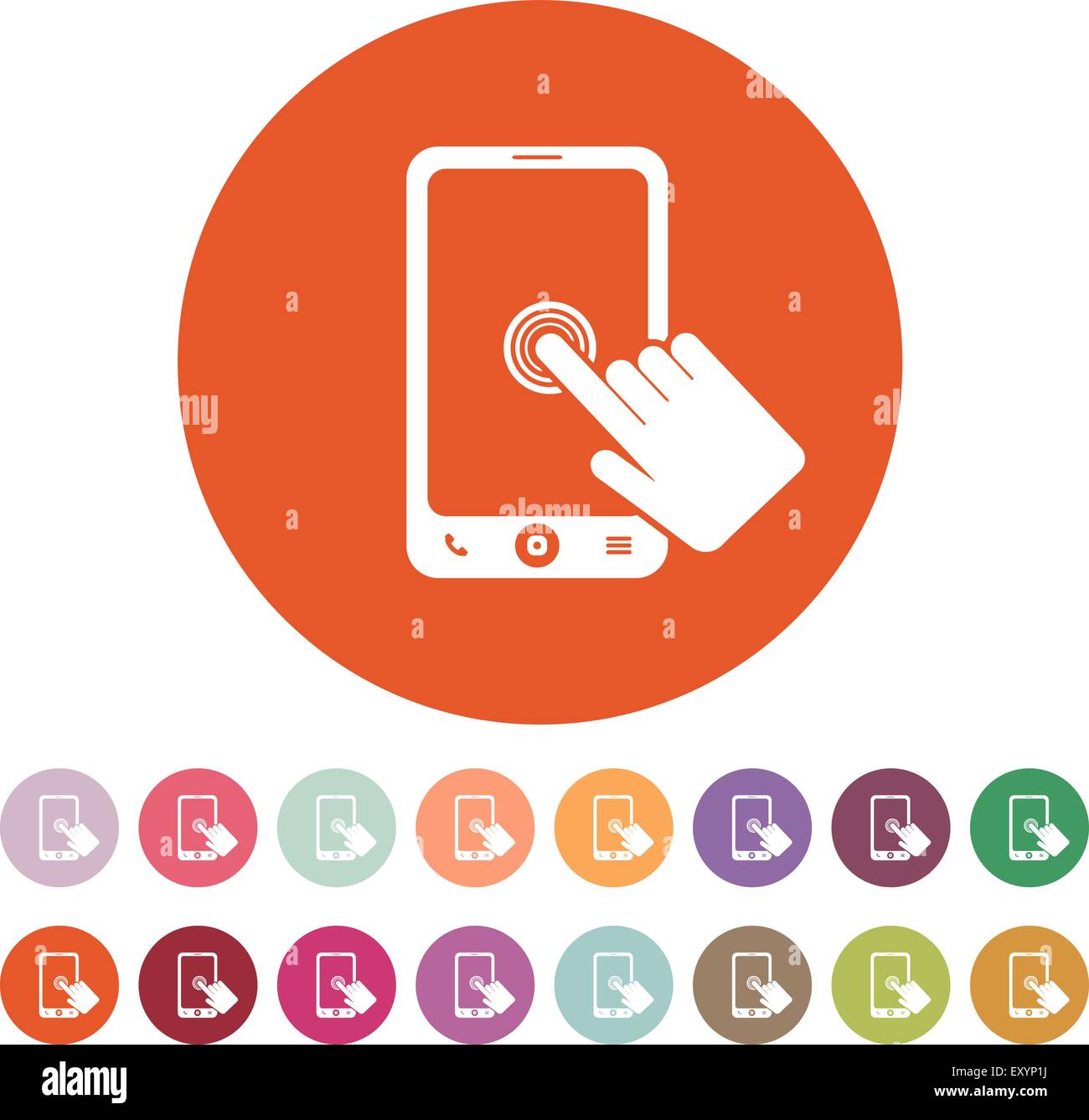 Choosing phone Stock Vector Images - Alamy