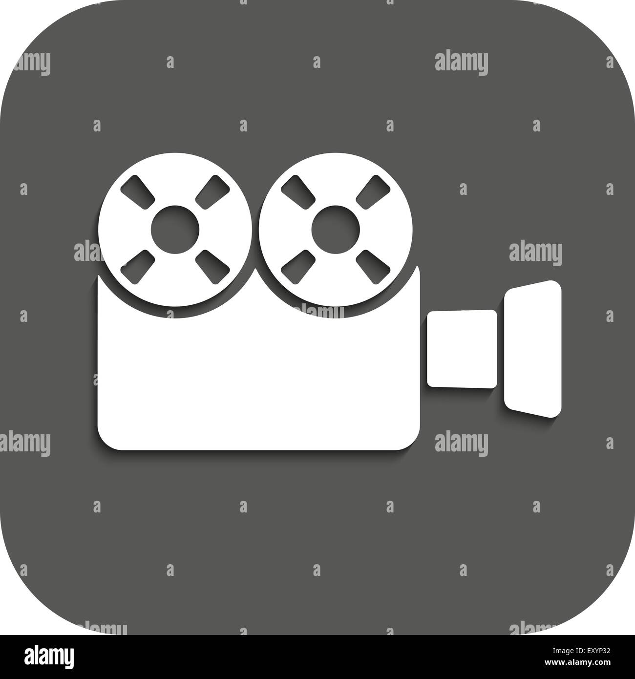 The video camera icon. Camcorder symbol. Flat Stock Vector Image & Art ...