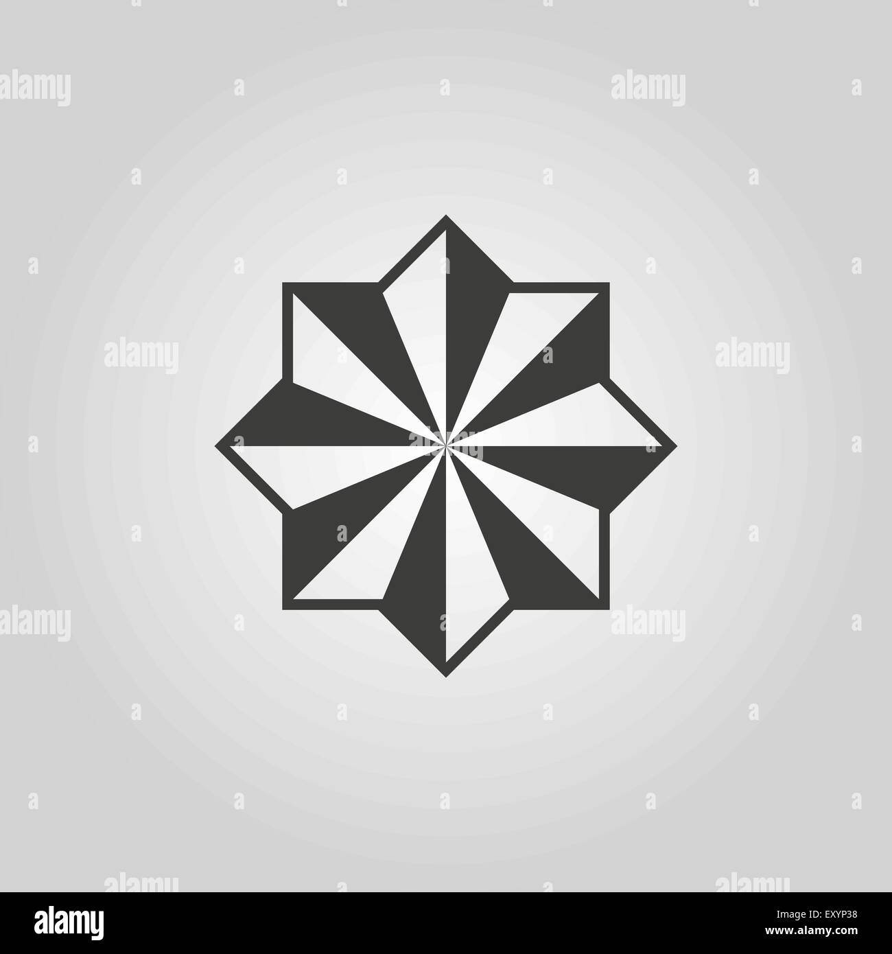 The star icon. Star symbol. Flat Stock Vector Image & Art - Alamy