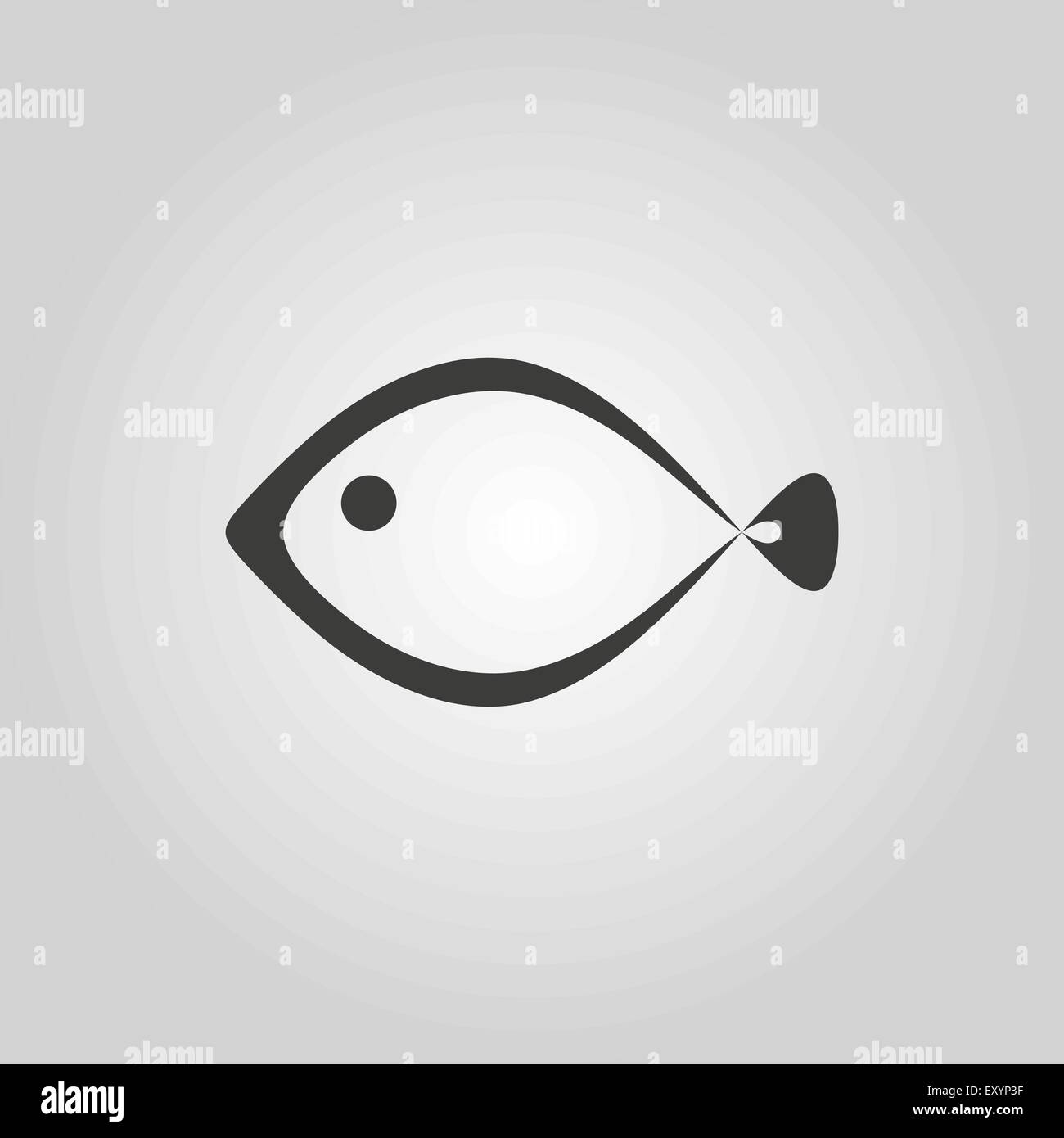 The fish icon. Seafood symbol. Flat Stock Vector Image & Art - Alamy