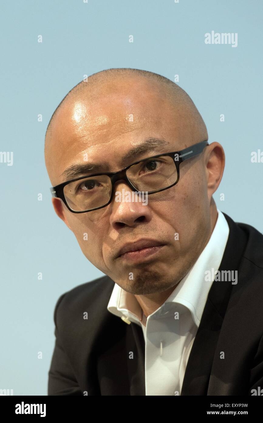 Kassel, Germany. 17th July, 2015. Chinese artist and curator Lu Jie ...