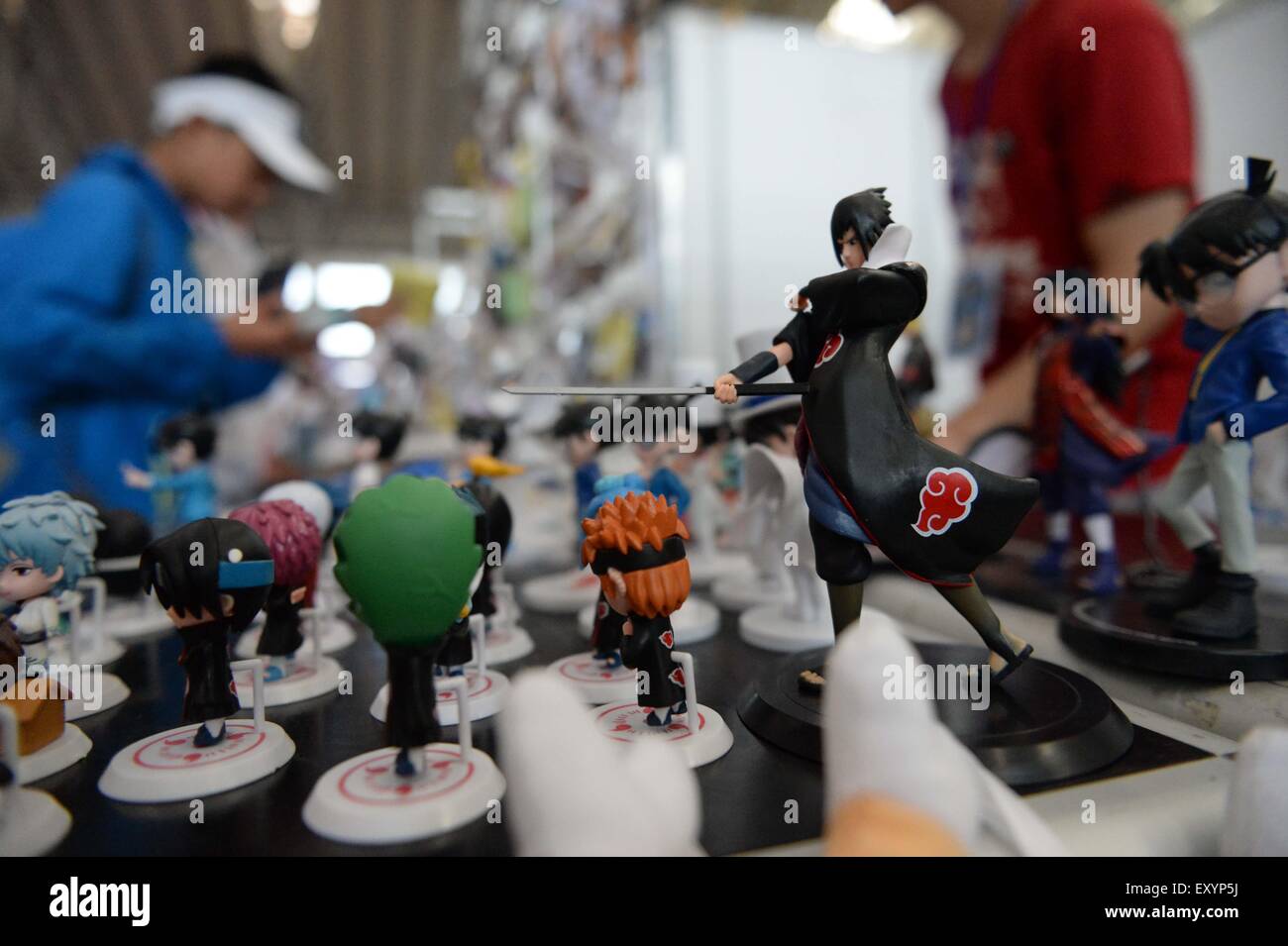 Harbin, China's Heilongjiang Province. 18th July, 2015. Models of ...