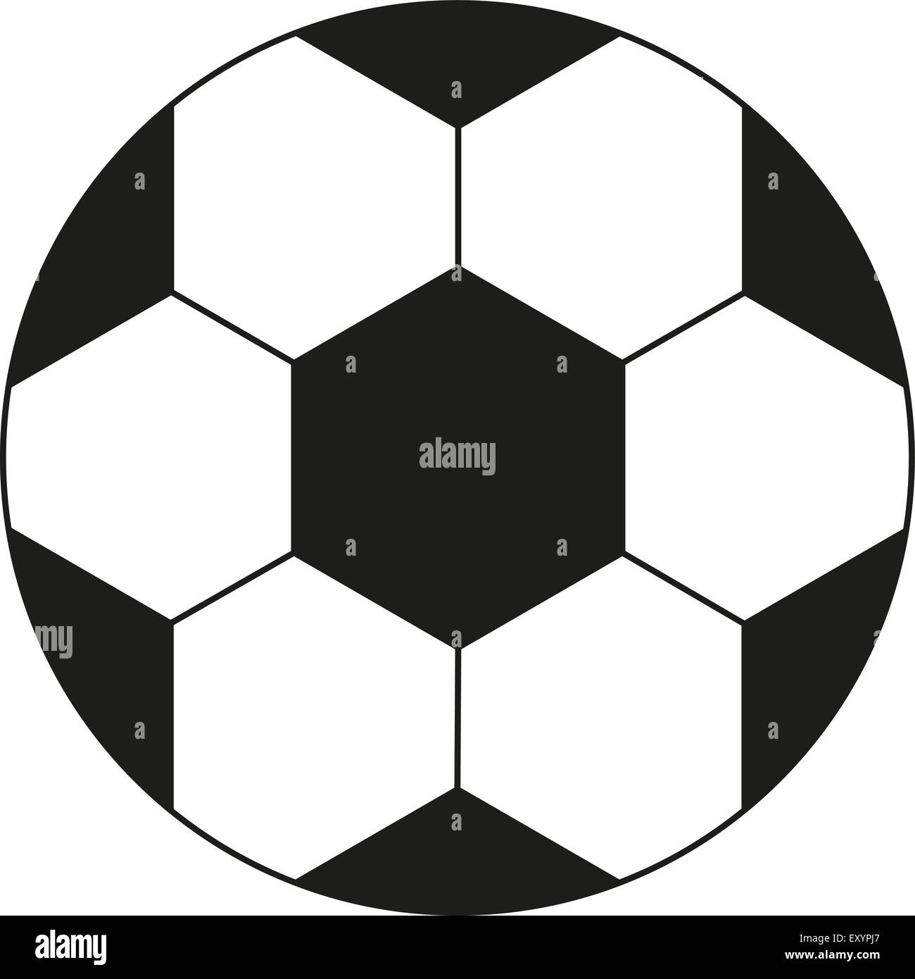 The football icon. Soccer symbol. Flat Stock Vector Image & Art - Alamy