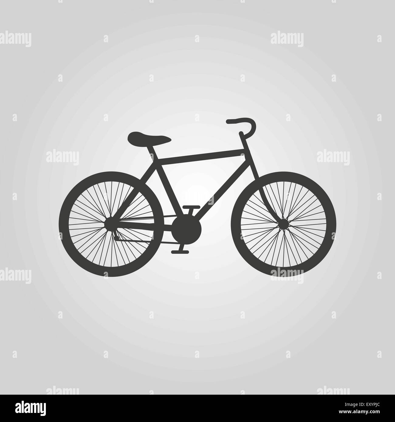 The bicycle icon. Bike symbol. Flat Stock Vector Image & Art - Alamy