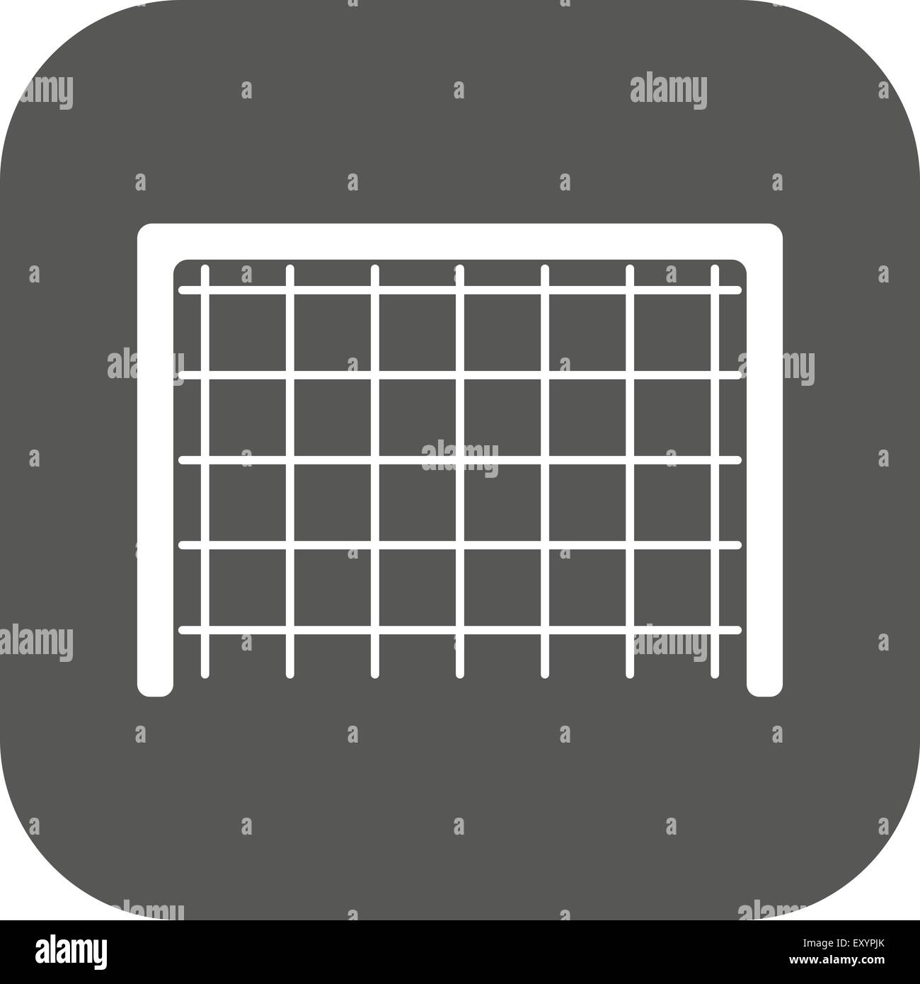 The Football gate icon. Soccer symbol. Flat Stock Vector Image & Art ...