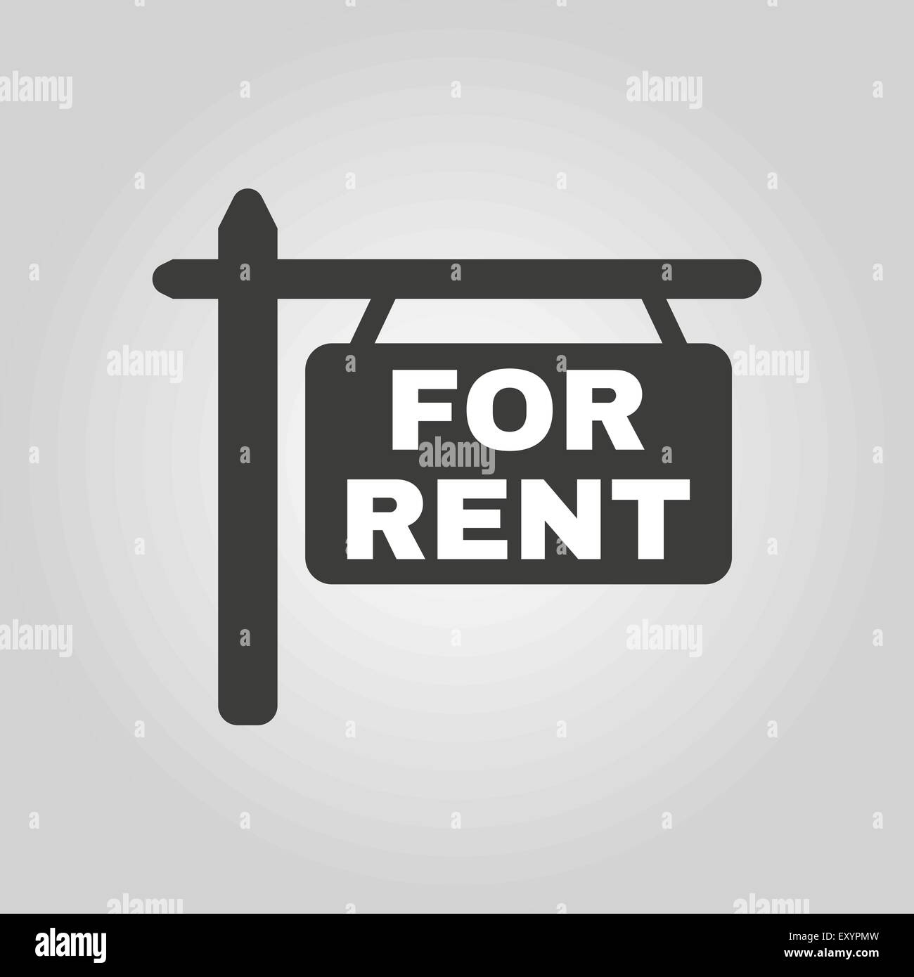 The for rent icon. Rent symbol. Flat Stock Vector Image & Art - Alamy