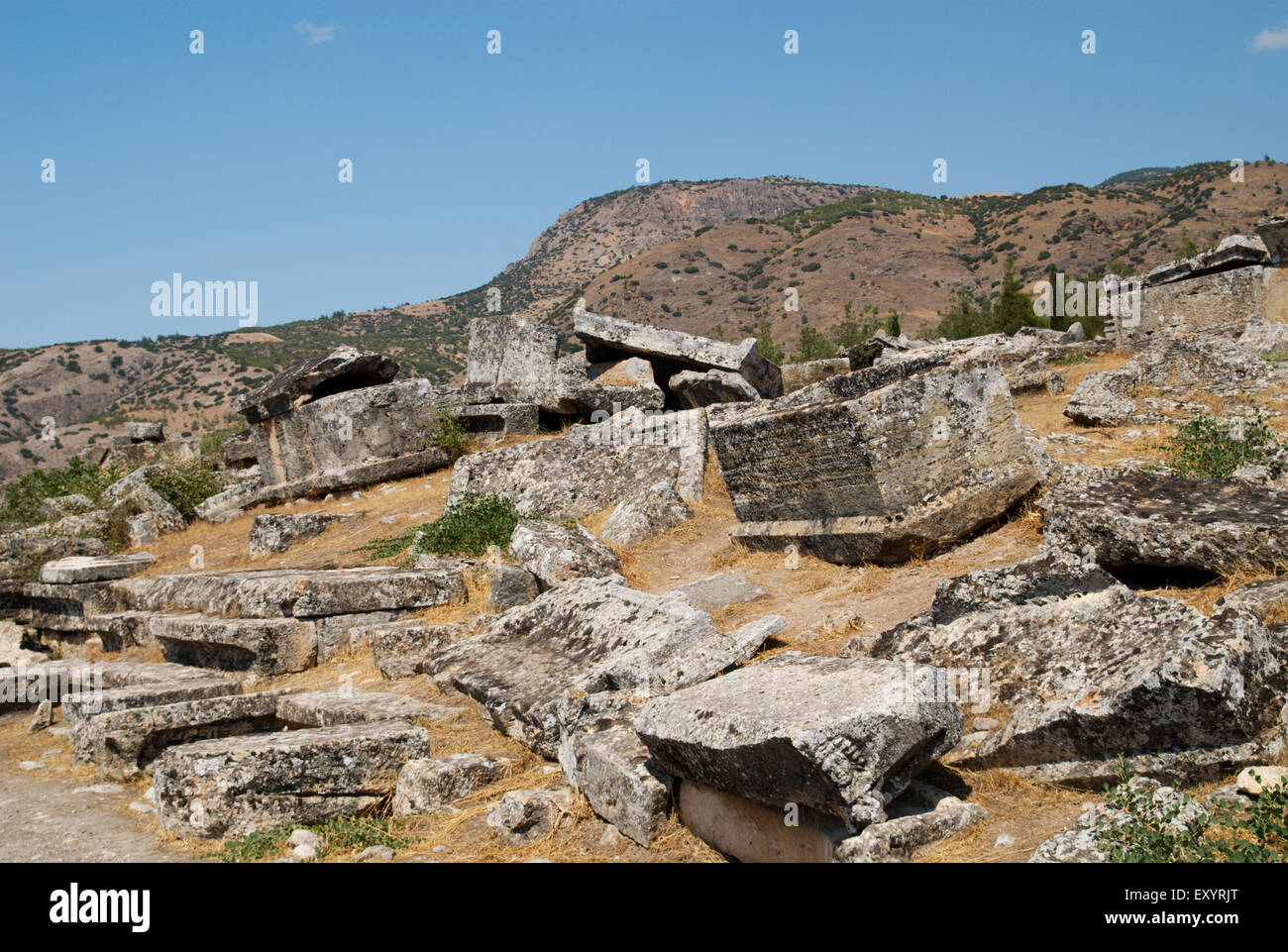 Northern Necropolis, Hierapolis is an ancient Roman city built near the ...