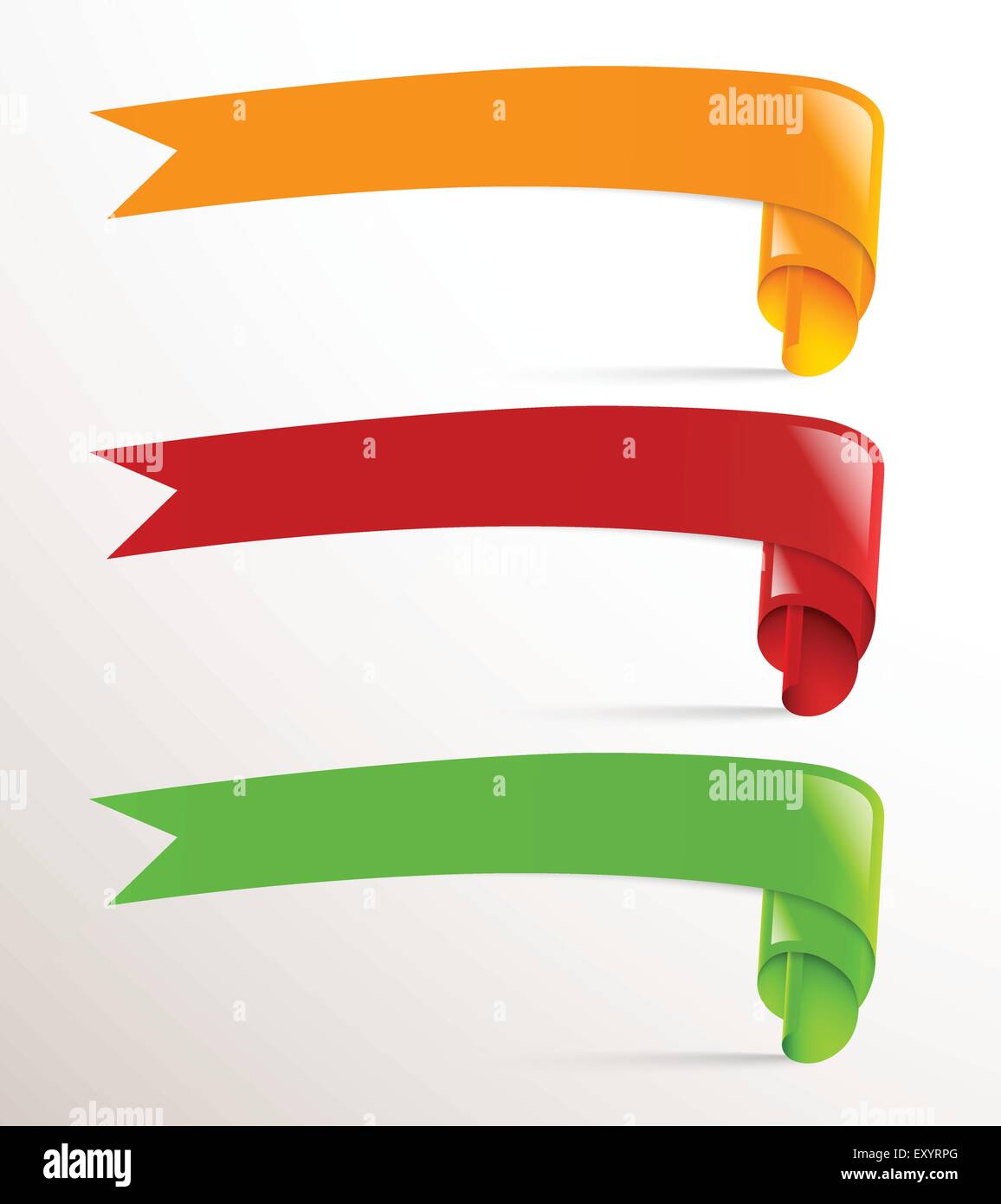 Set of ribbons Stock Vector Image & Art - Alamy