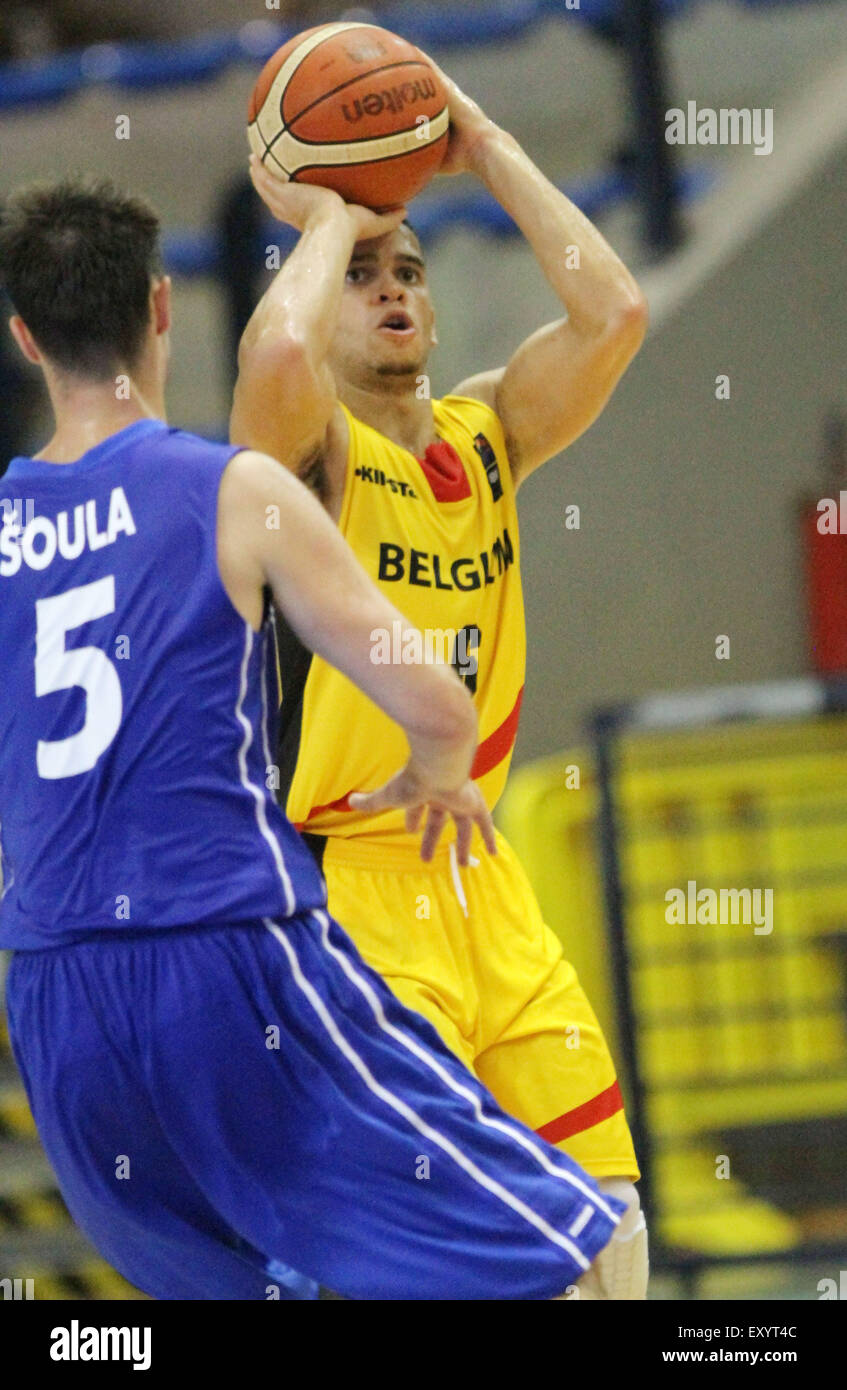 Lignano, Italy. 18th July, 2015. Belgium's Emmanuel Lecomte during the ...