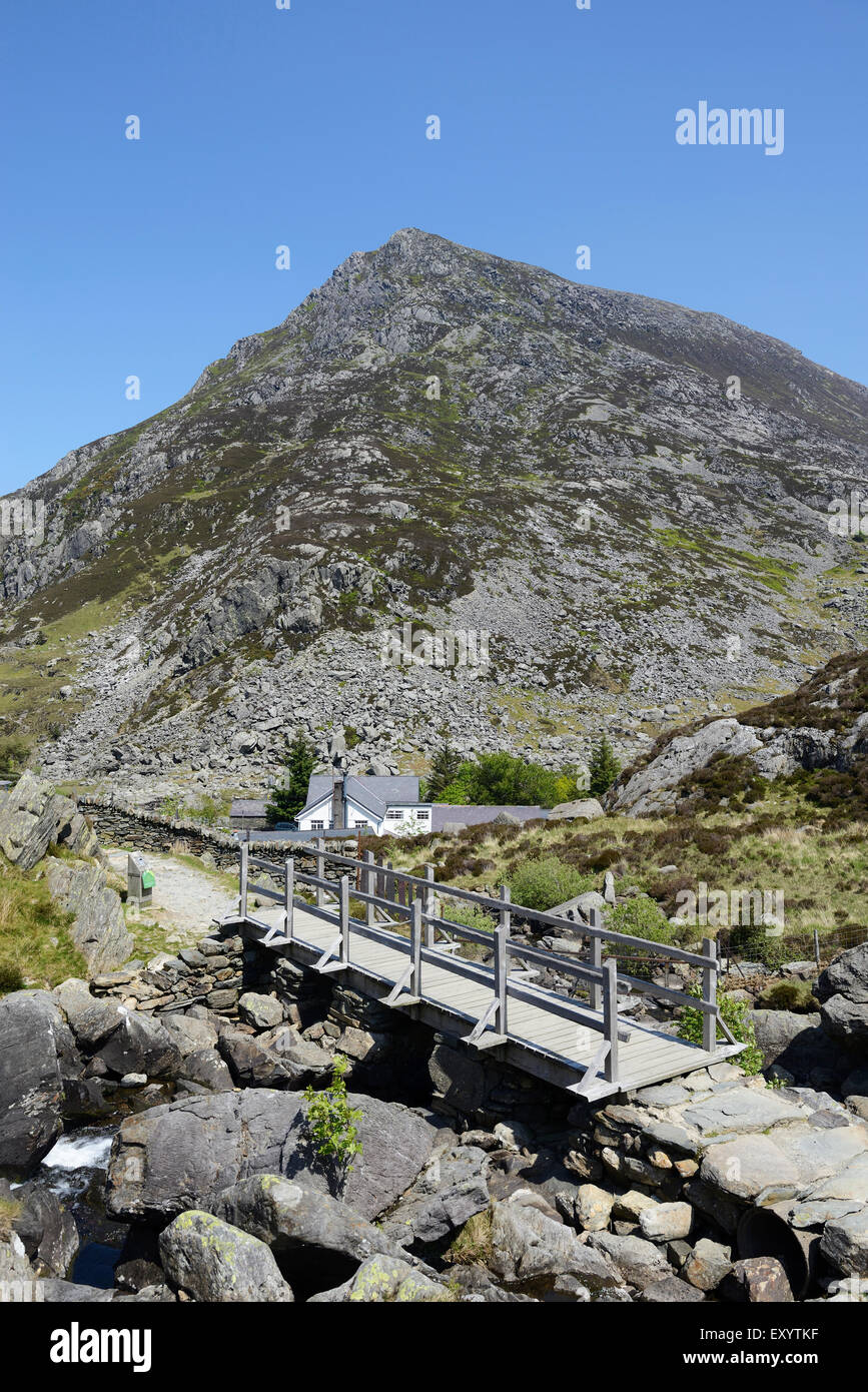 Pen yr Ole Wen, one of the peaks in the Carneddau mountain range in ...