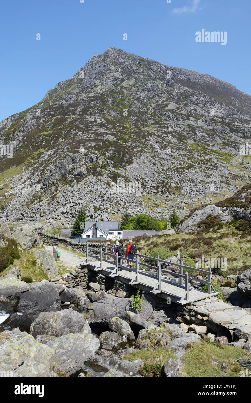 Pen yr Ole Wen, one of the peaks in the Carneddau mountain range in ...