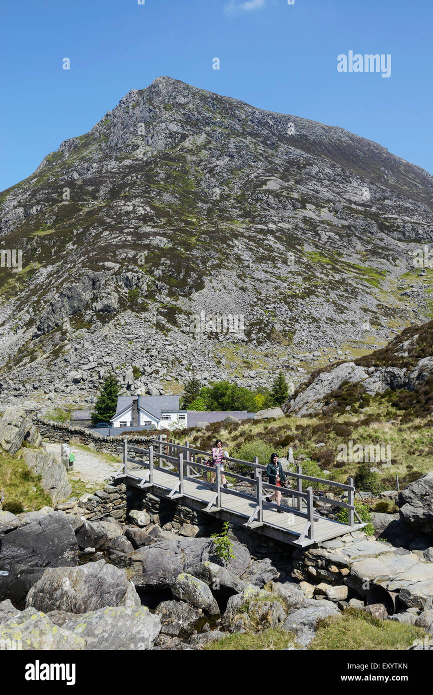 Pen yr Ole Wen, one of the peaks in the Carneddau mountain range in ...