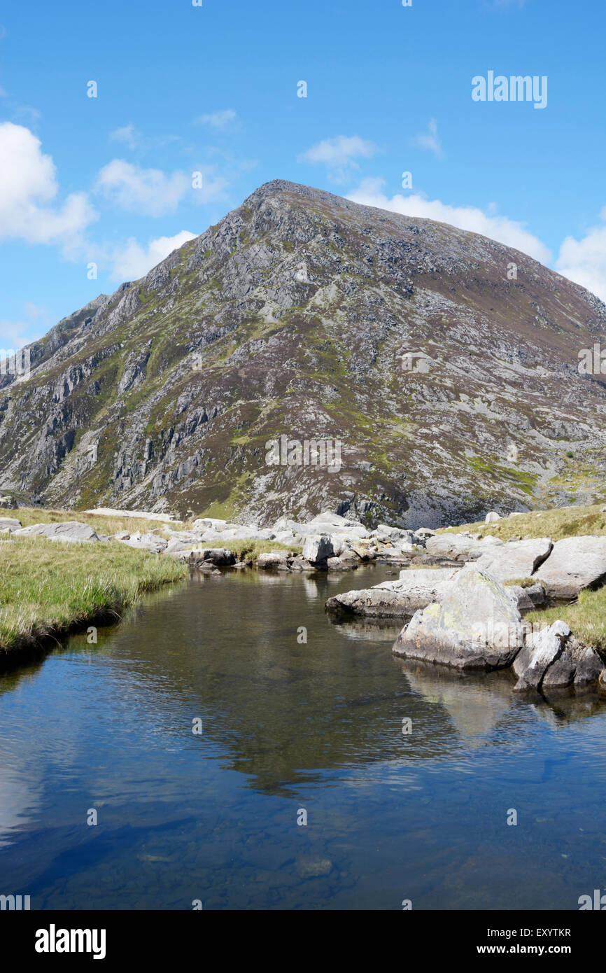 Pen yr Ole Wen, one of the peaks in the Carneddau mountain range in ...