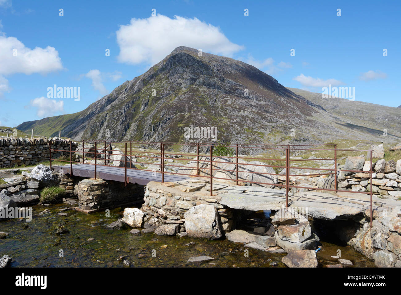 Pen yr Ole Wen, one of the peaks in the Carneddau mountain range in ...