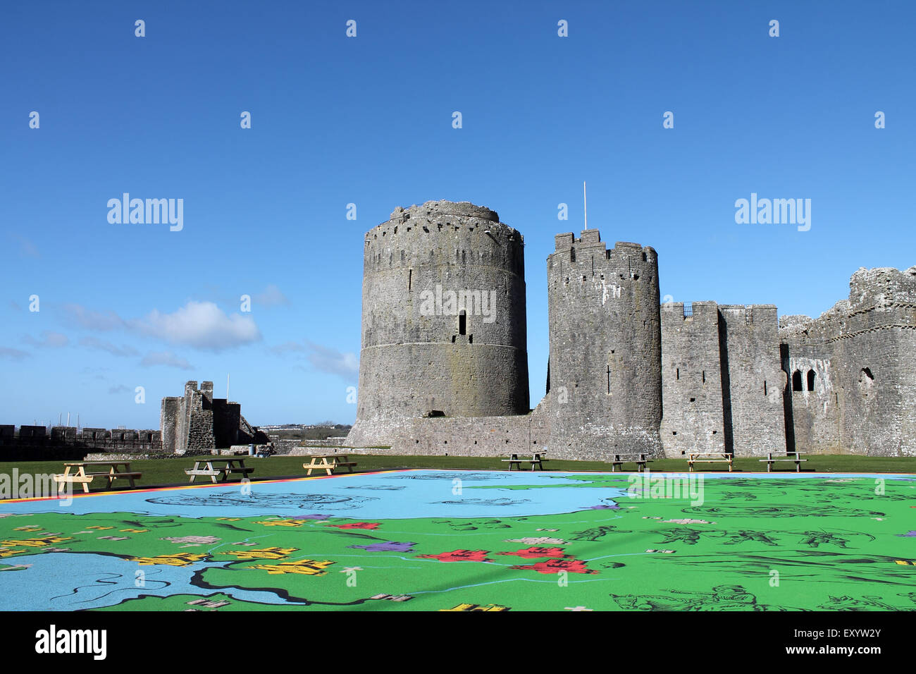 Map of pembroke hi-res stock photography and images - Alamy