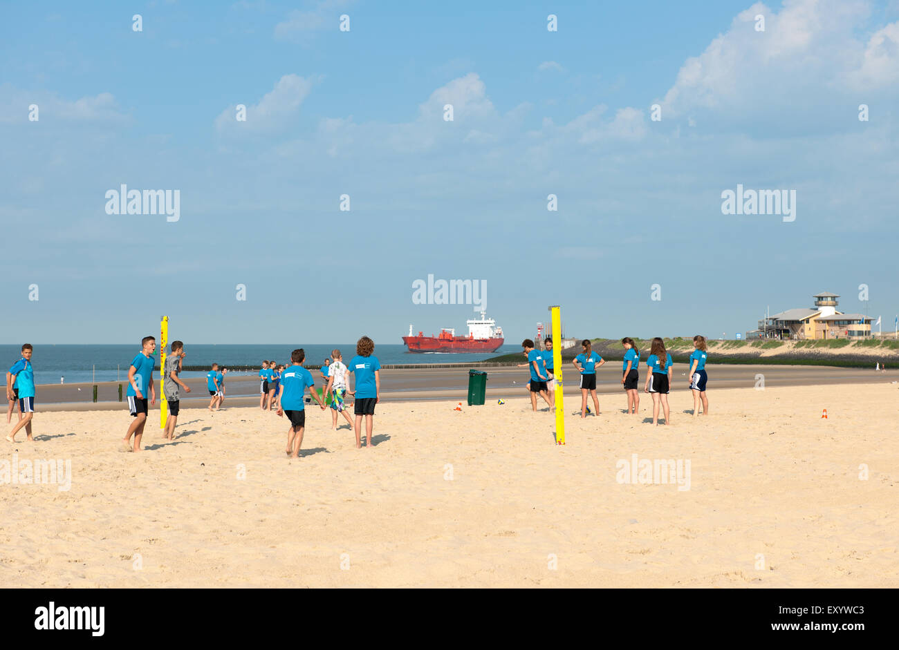 School soccer match winners hi-res stock photography and images - Alamy