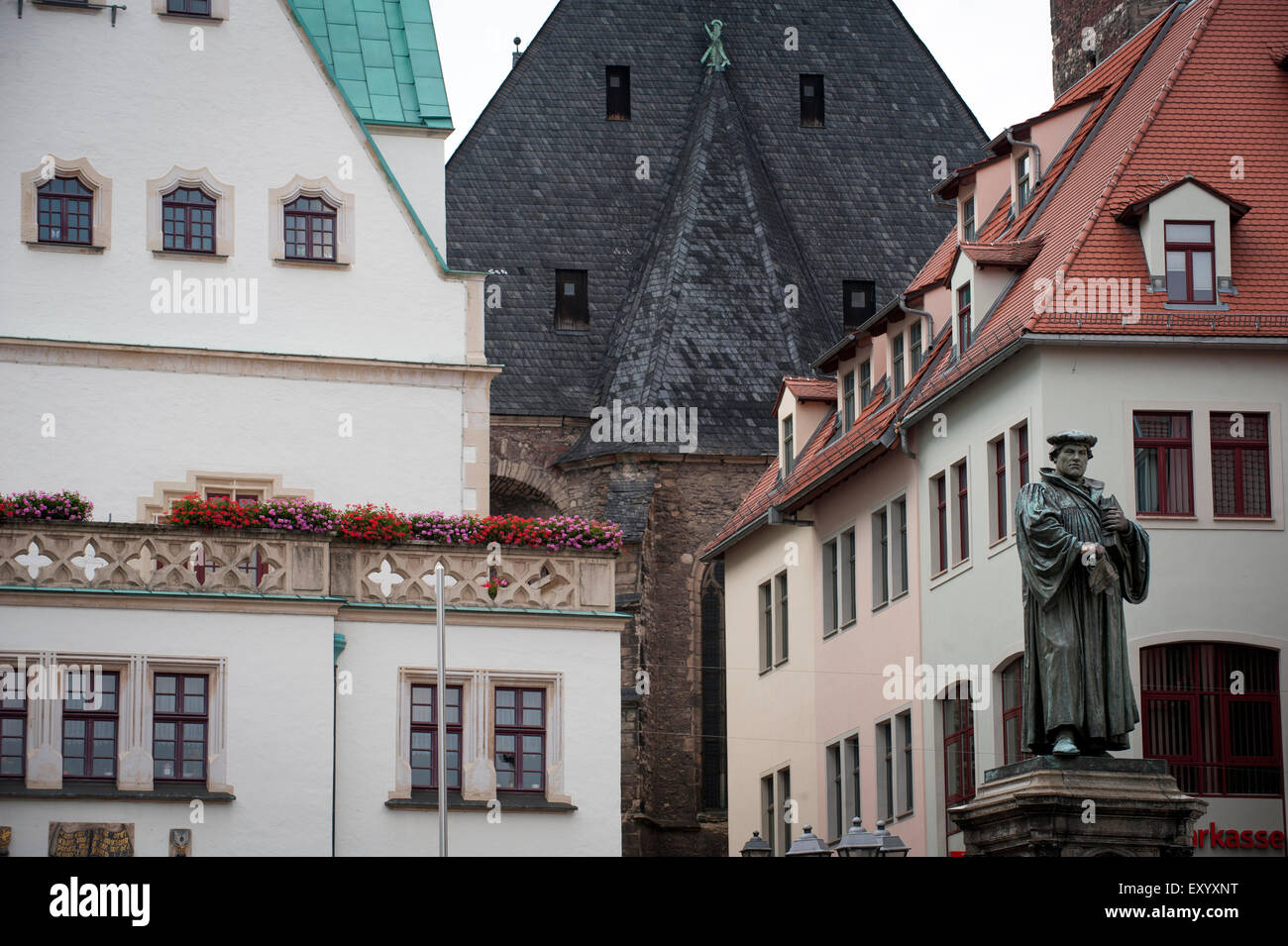 Luthers birthplace in lutherstadt eisleben hi-res stock photography and ...