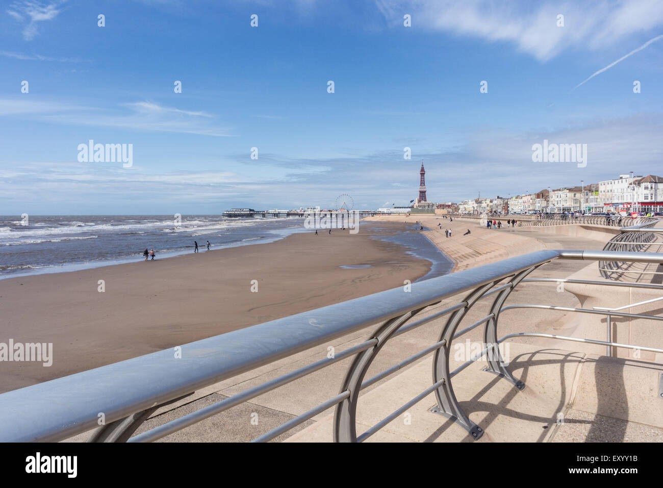 Blackpool UK weather news, 18th July 2015. After a sunny St Swithin's ...