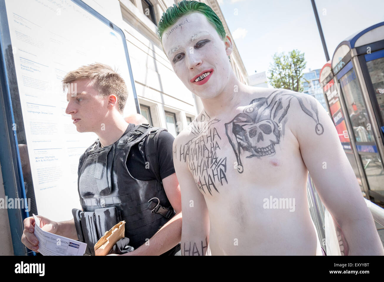 London, UK. 18th July, 2015. London Film & Comic-Con 2015 at Kensington ...