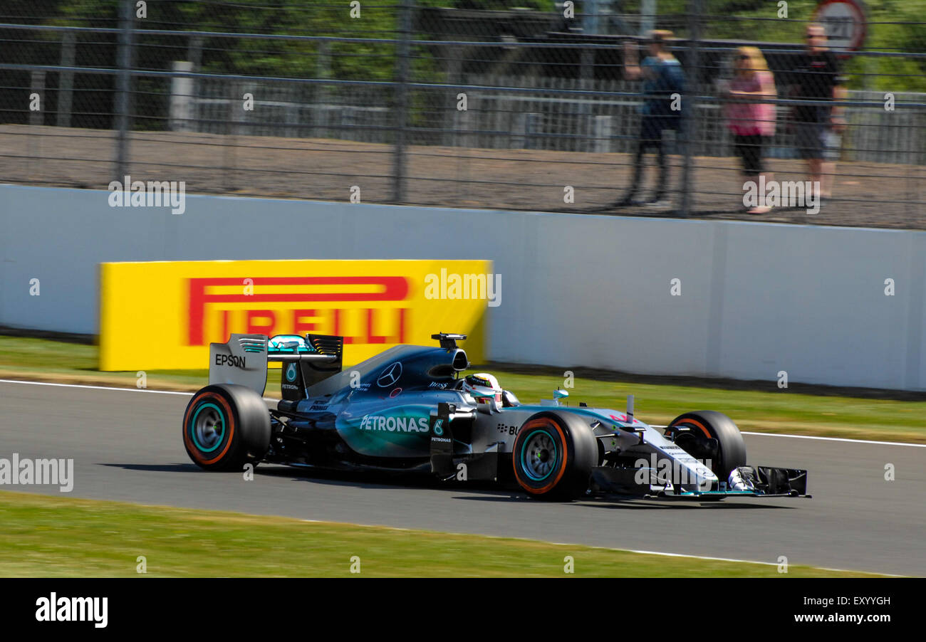 Lewis Hamilton Silverstone Grand Prix Stock Photo - Alamy