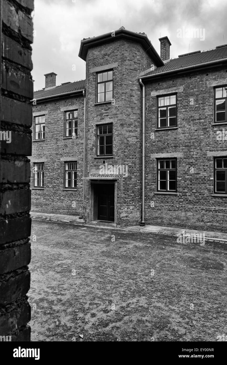 Block at Auschwitz-Birkenau Concentration Camp Stock Photo - Alamy