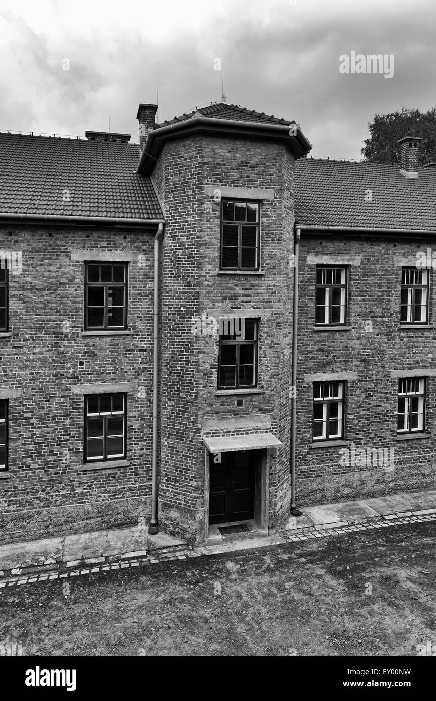 Block at Auschwitz-Birkenau Concentration Camp Stock Photo - Alamy