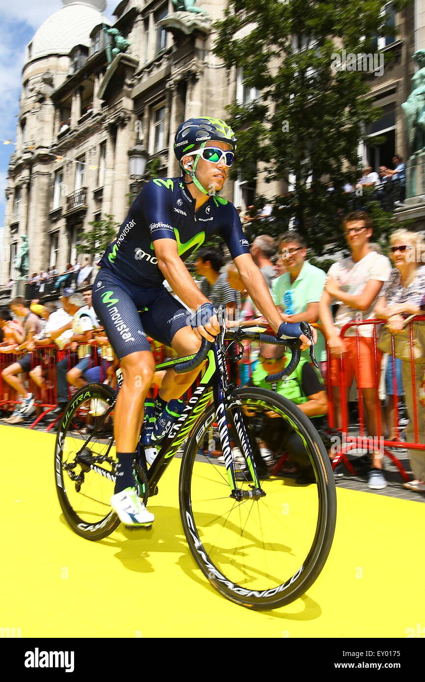Jose Herrada Lopez/Movistar Team - 06.07.2015 - Etape 3 : Anvers/Mur de ...