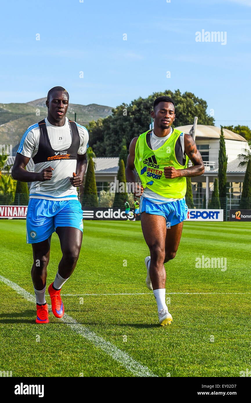 Benjamin Mendy/Georges Kevin Nkoudou - 13.07.2015 - Entrainement ...