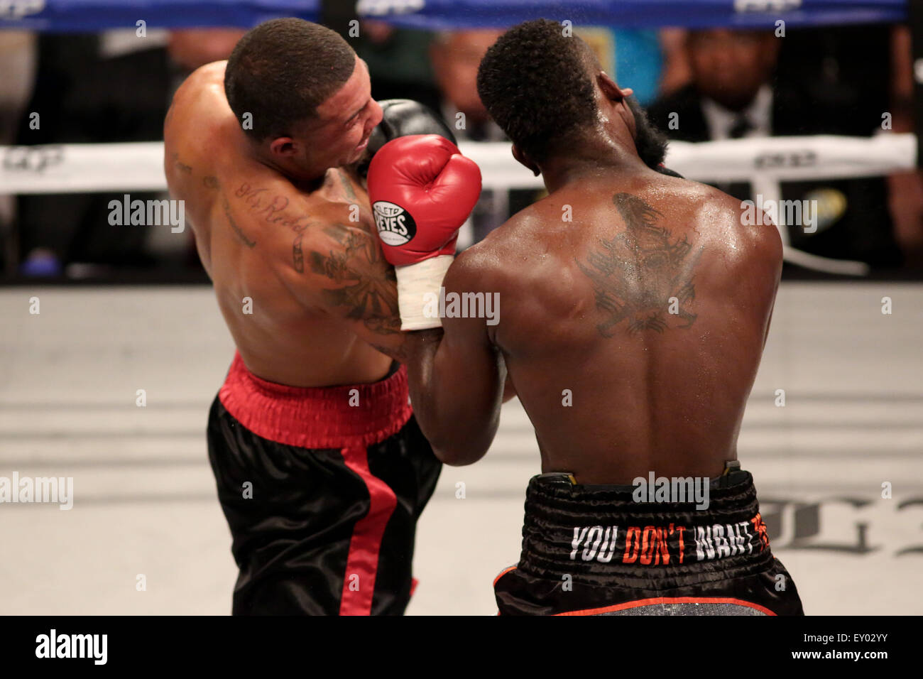 Bethlehem, Pennsylvania, USA. 17th July, 2015. SAMUEL CLARKSON (black ...