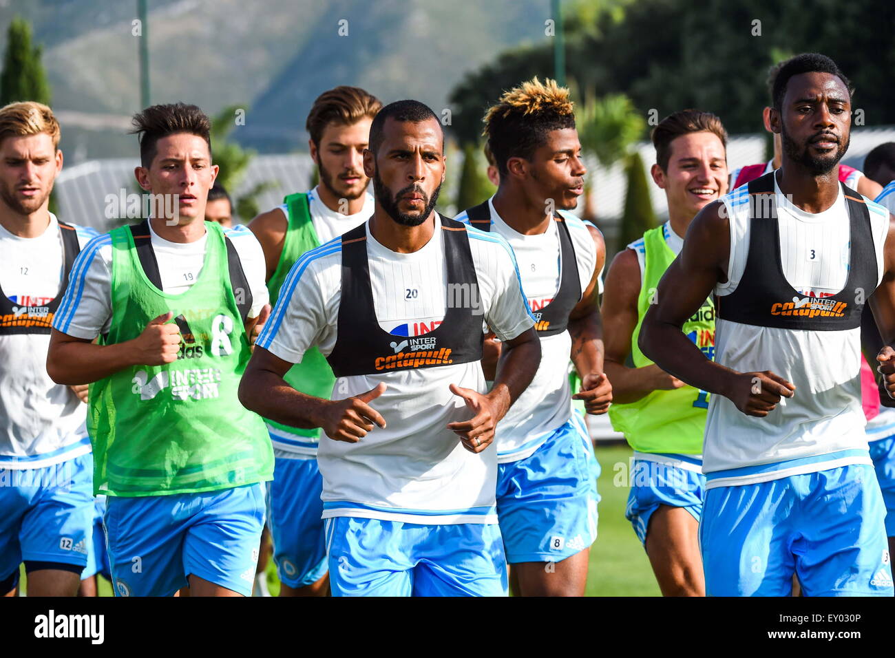 Alaixys Romao/Nicolas Nkoulou/Laurent Abergel/Mario Lemina/Florian ...