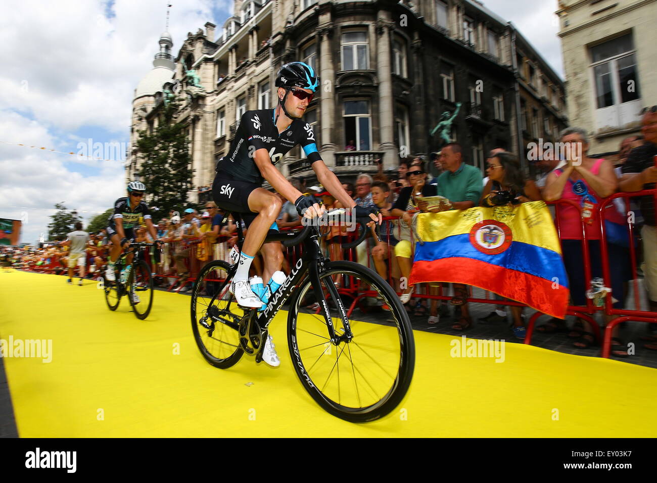 Wouter Poels/Team Sky - 06.07.2015 - Etape 3 : Anvers/Mur de Huy - Tour ...