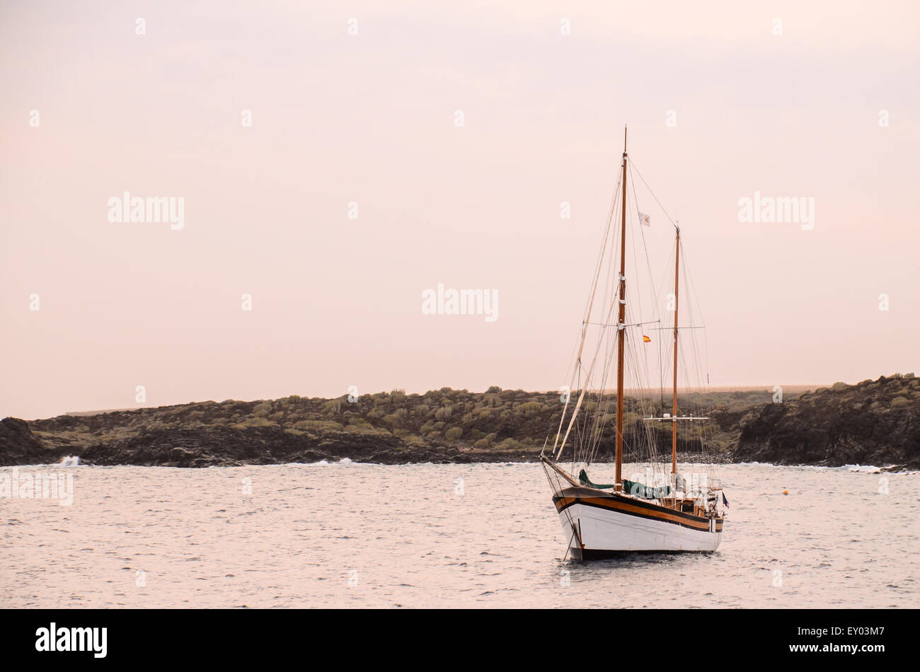 Vintage Sail Boat Stock Photo - Alamy
