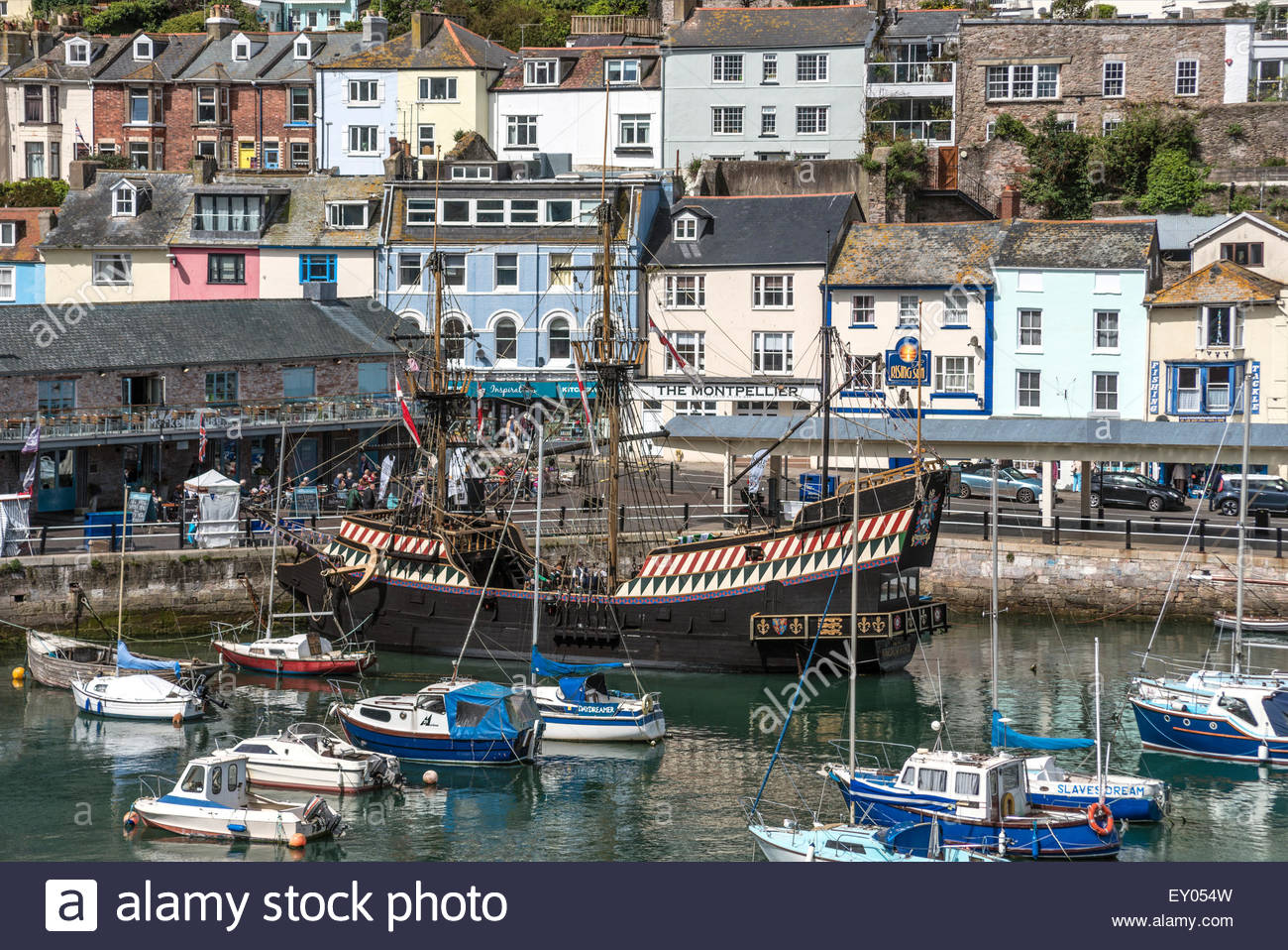 Fishing Town Brixham Devon England Stock Photos & Fishing Town Brixham ...
