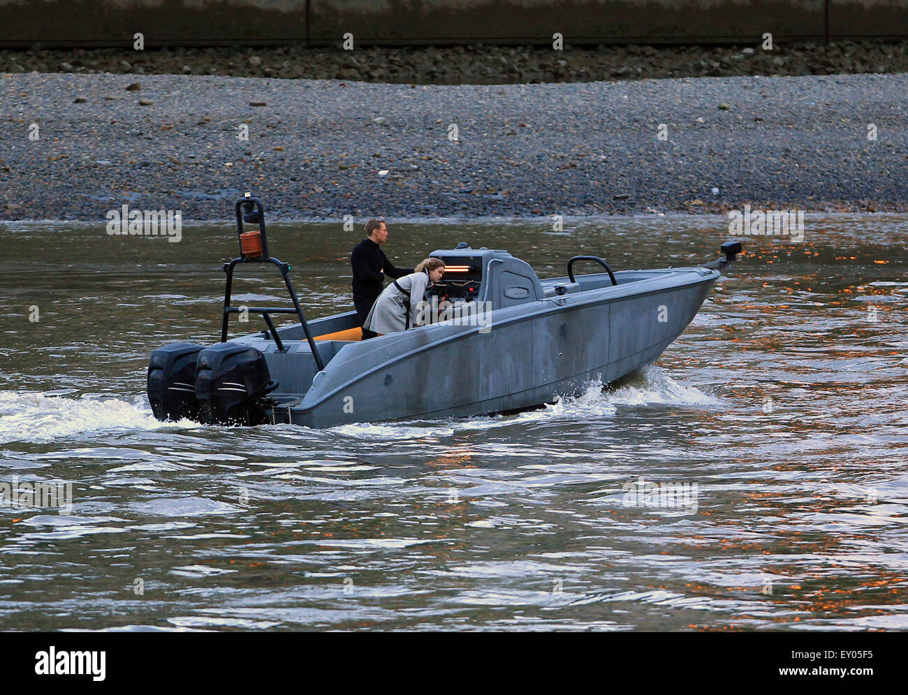 Filming for some of the final scenes of James Bond 'Spectre' take place ...