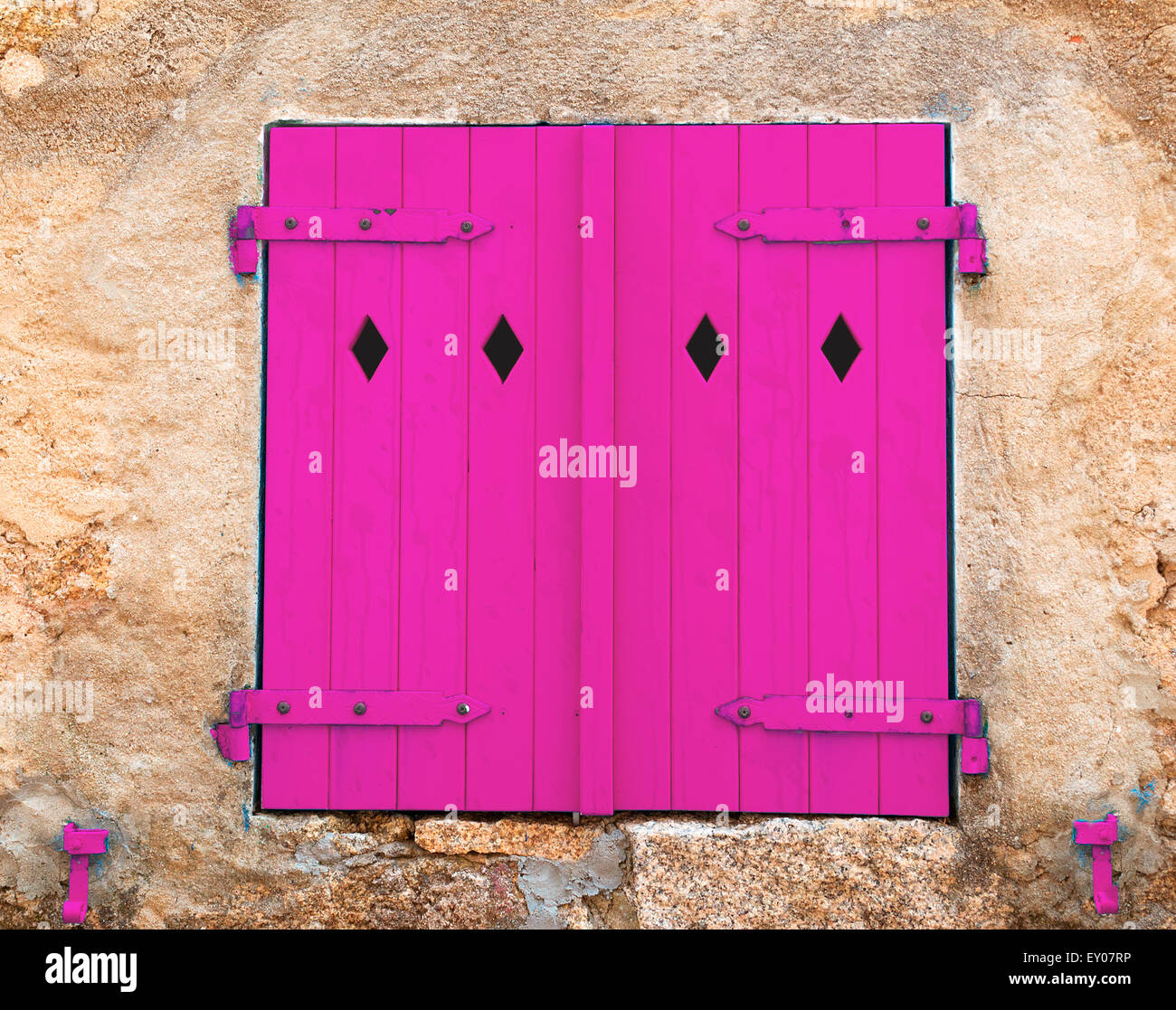 Pink shutters hi-res stock photography and images - Alamy