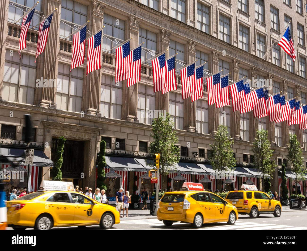 Saks Fifth Avenue Flagship Storefront, NYC Stock Photo - Alamy